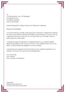 Application for Salary Advance Request [5 Format]