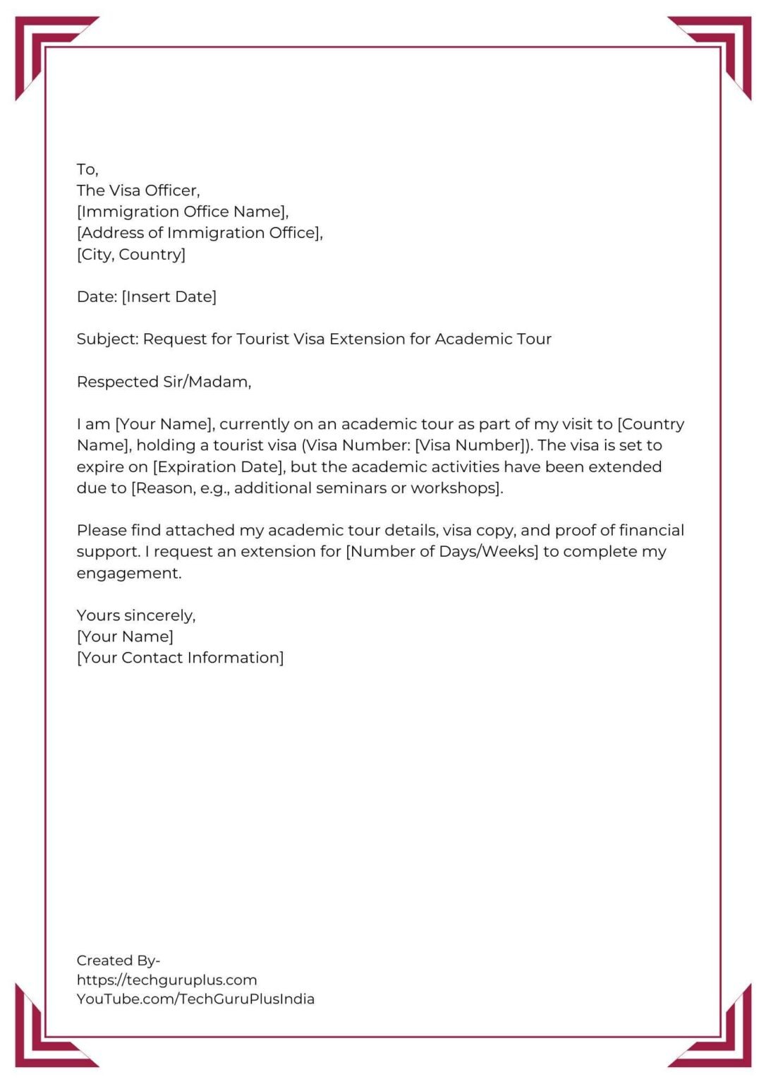 Application for Requesting a Bank Statement [5 Format]