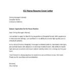 Nurse Job Resume Cover Letter (5 Templates) Download in Word (.docx)